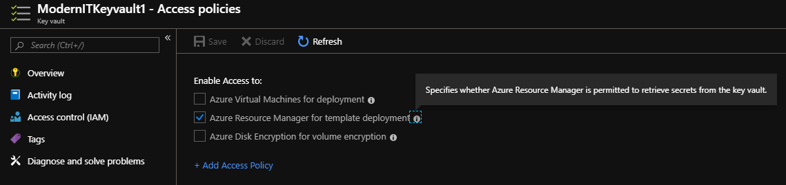 Domain join Azure VMs from ARM template with Key Vault secured ...